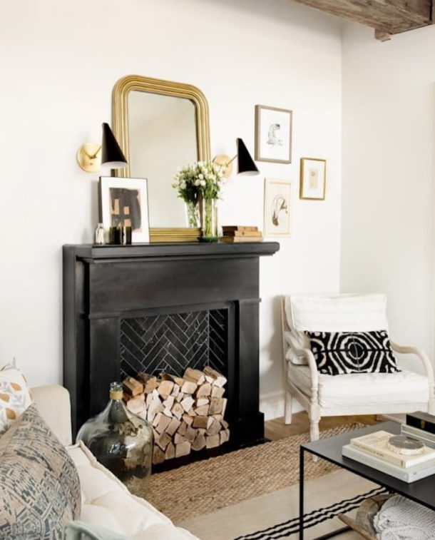 How to Style a Mantle - patterns & prosecco