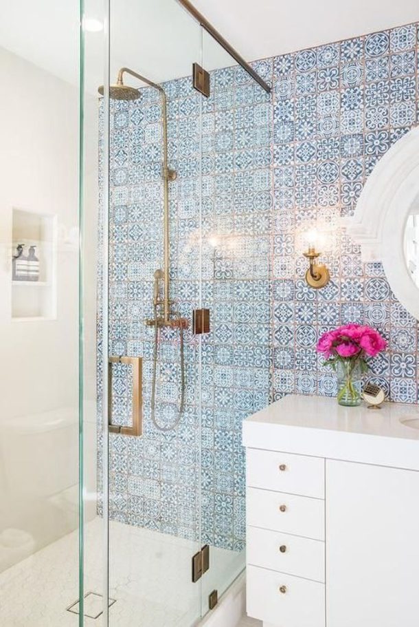 Interior Trend: Tile Statement Wall - patterns & prosecco