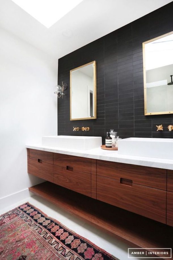 Interior Trend: Tile Statement Wall - patterns & prosecco