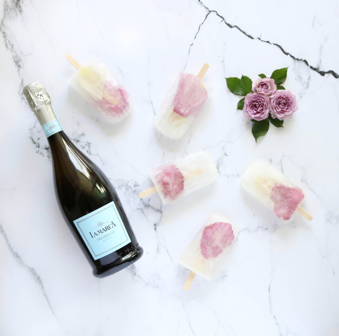 Prosecco Rose Popsicles - patterns & prosecco